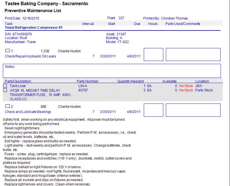 Preventative Maintenance Work Orders Cmms Software Training